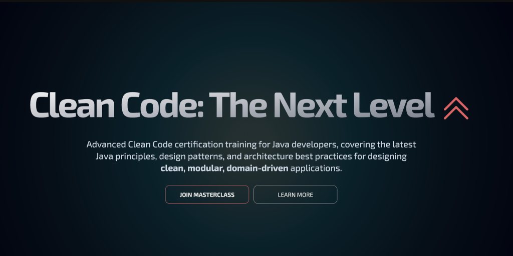 Clean Code Certification Training Course For Java Developers